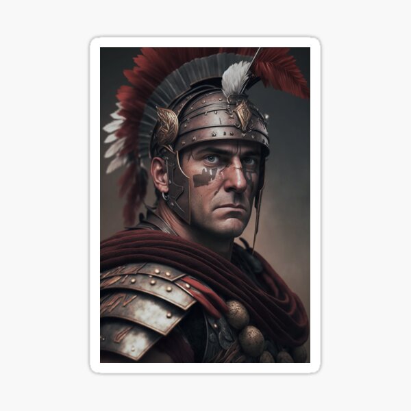 "Roman Centurion" Sticker for Sale by GummywormDesign | Redbubble