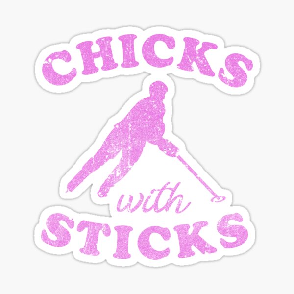 "Ringette Chicks with Sticks" Sticker for Sale by Dan66 | Redbubble