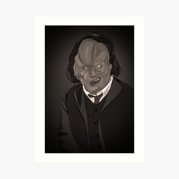 "Joseph Merrick ("The Elephant Man") Portrait" Art Print for Sale by ...