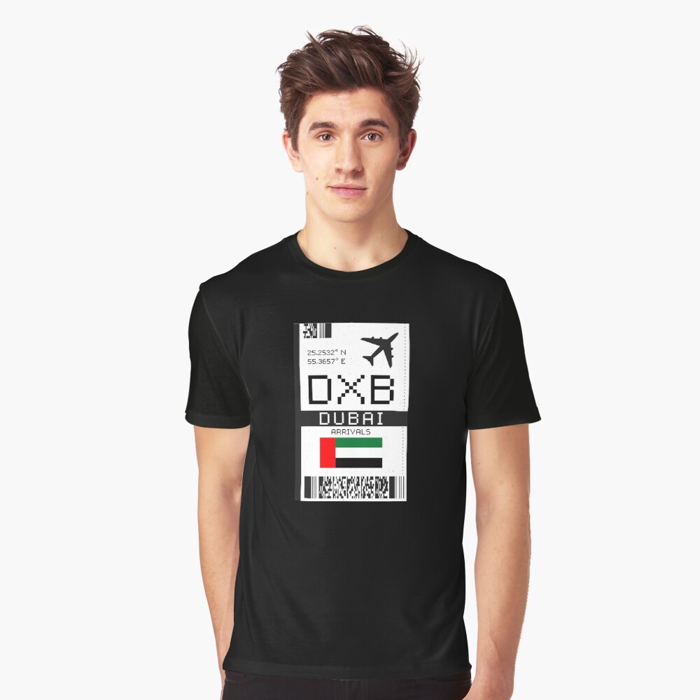 "DXB Dubai International Airport - Boarding Pass" Sticker for Sale by ...
