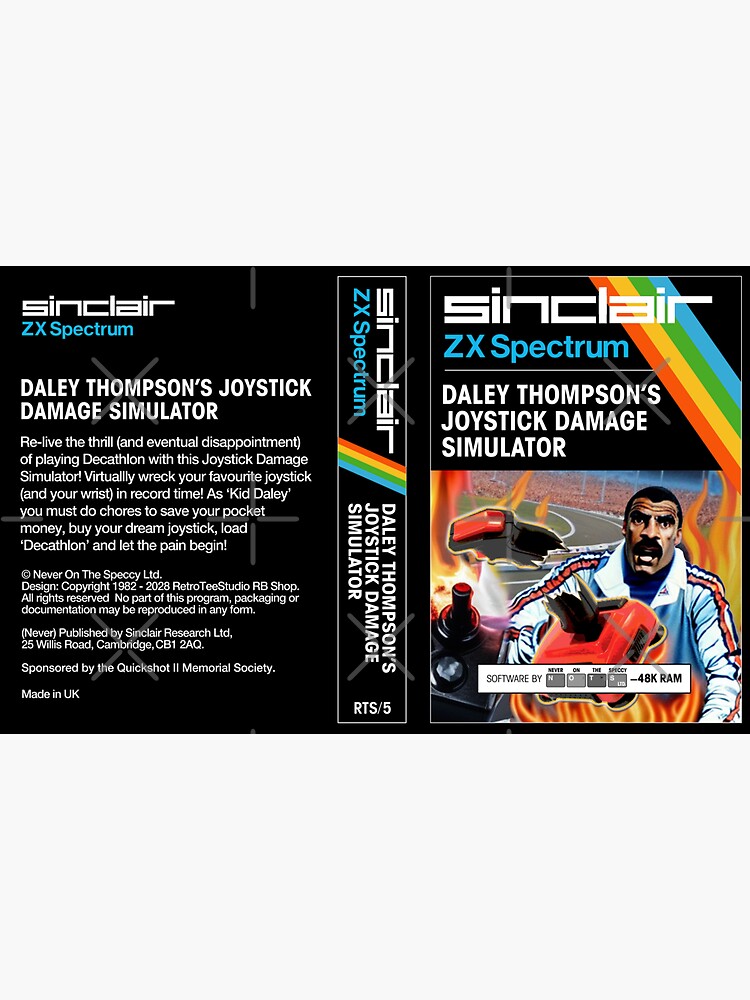 "DALEY THOMPSON'S JOYSTICK DAMAGE SIMULATOR for the Sinclair ZX ...