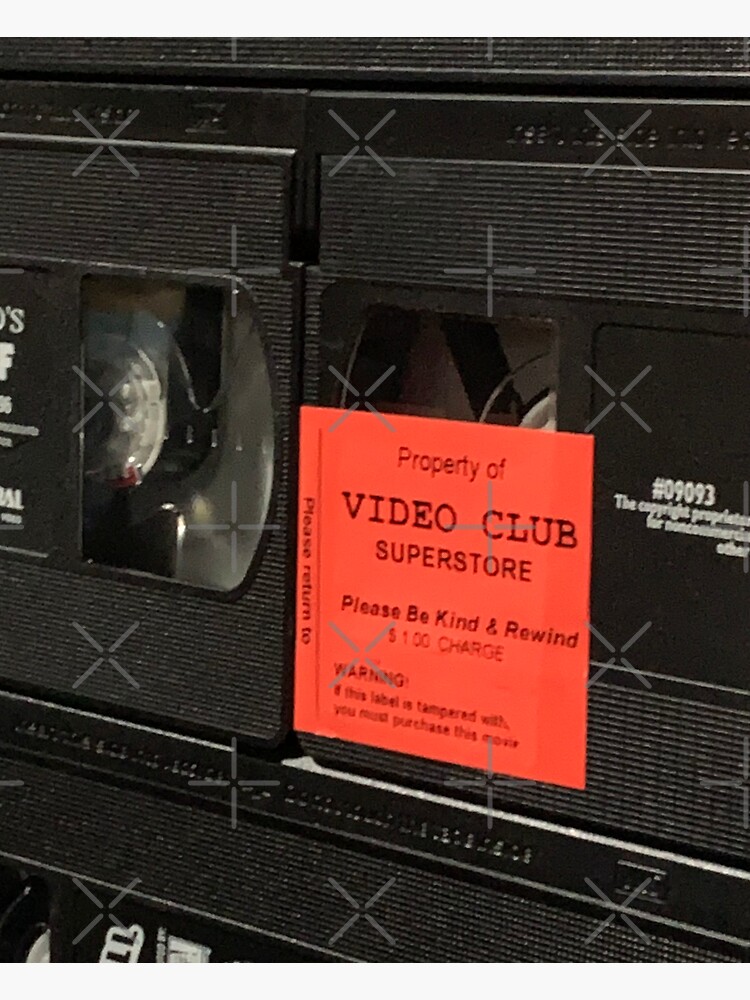 "Please Be kind and Rewind! " Sticker for Sale by Abigail1227 | Redbubble