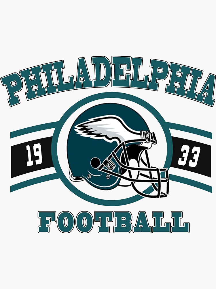 "Philadelphia Football " Sticker for Sale by tasmin-shop | Redbubble