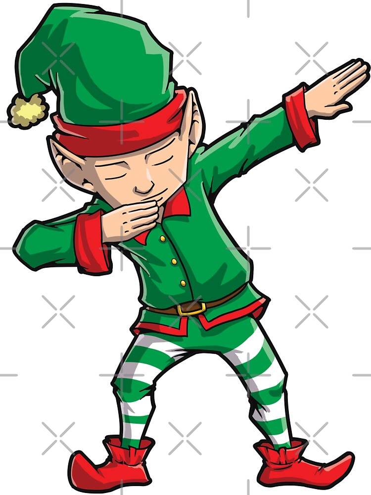 "Dabbing Elf T Shirt Christmas Funny X-mas Elves Dab Gifts" Kids T ...