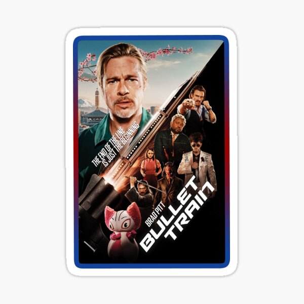 "Bullet Train Fan Art Poster" Sticker for Sale by barefootmk | Redbubble