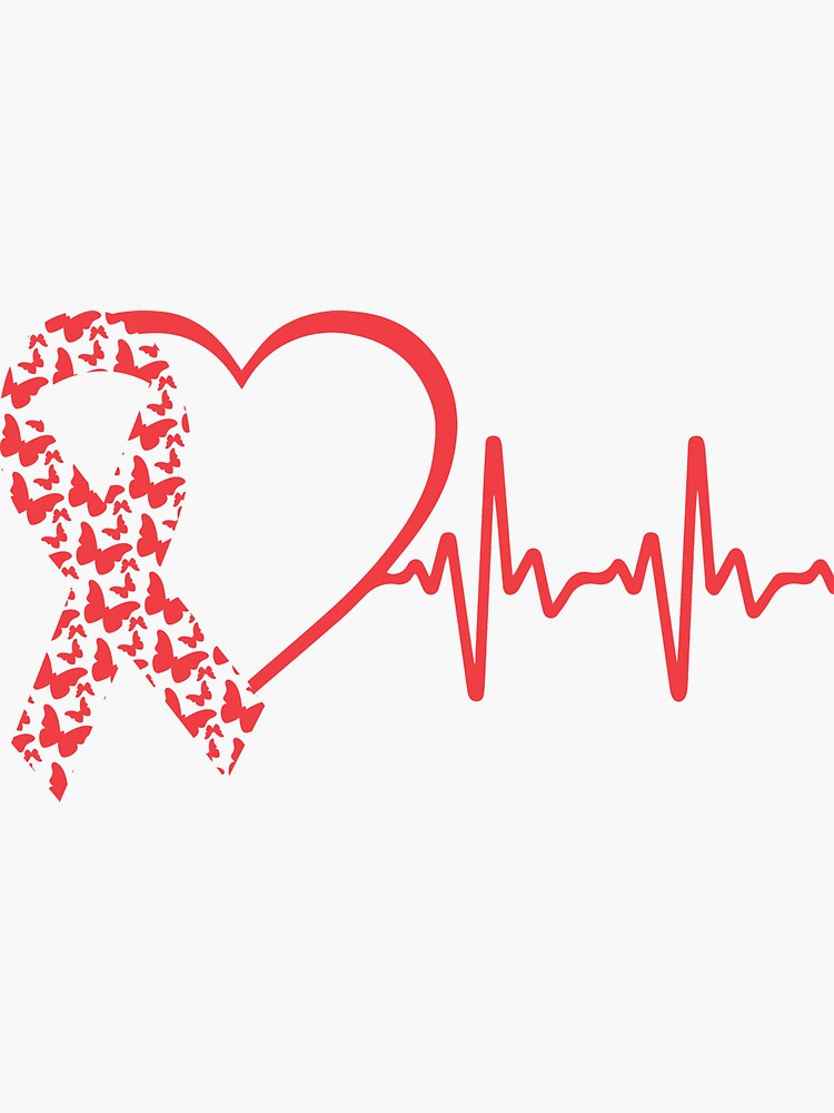 "Nurse Doctor EKG Heart Diseases Surgery Heartbeat Red Ribbon Medical ...