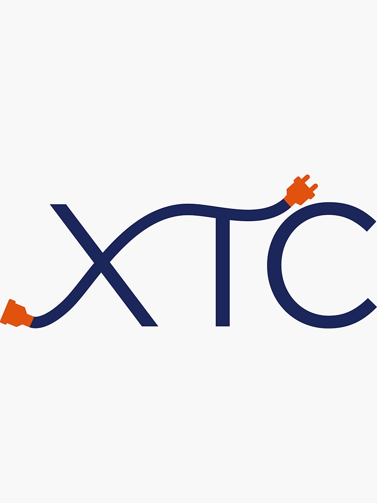 "XTC Basic Logo" Sticker for Sale by Xtension-Chords | Redbubble