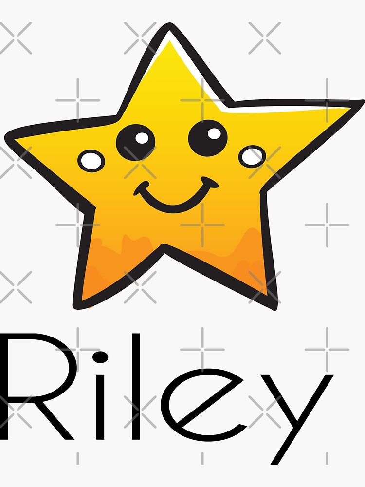 "Riley Cute Star" Sticker for Sale by ProjectX23 | Redbubble