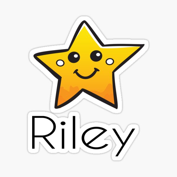 "Riley Cute Star" Sticker for Sale by ProjectX23 | Redbubble