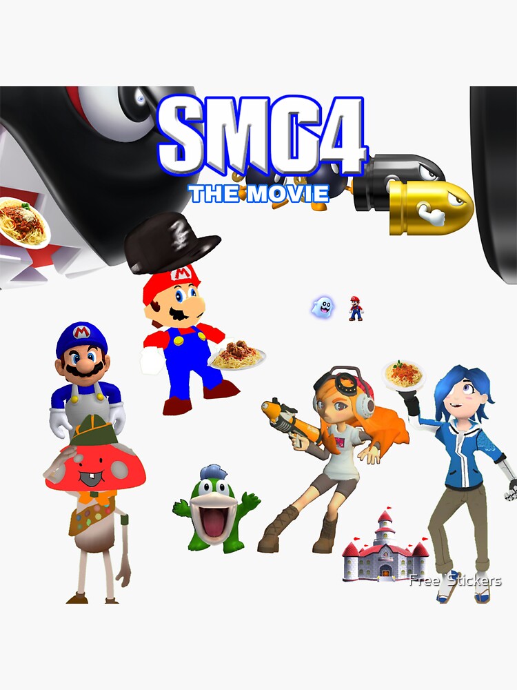 "Smg4 The Movie Sticker" Sticker for Sale by theart2 | Redbubble