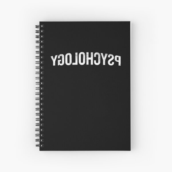"Reverse Psychology Funny Psychologist Quote Pun Joke " Spiral Notebook ...