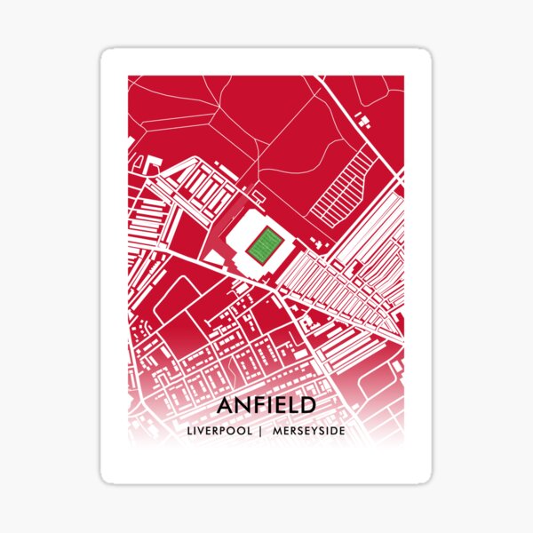 "Anfield - Liverpool FC - Stadium" Sticker for Sale by fabartprints ...