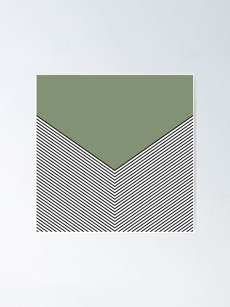 Fondo De Chevron Con La Letra A Póster For Sale Con La Obra