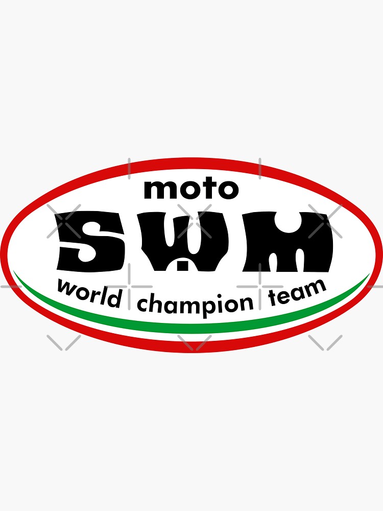 "SWM Moto Vintage" Sticker for Sale by TheScrambler | Redbubble