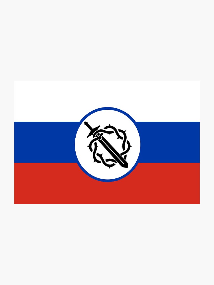 "Russian Nationalist Flag" Sticker for Sale by TrendsDesign | Redbubble