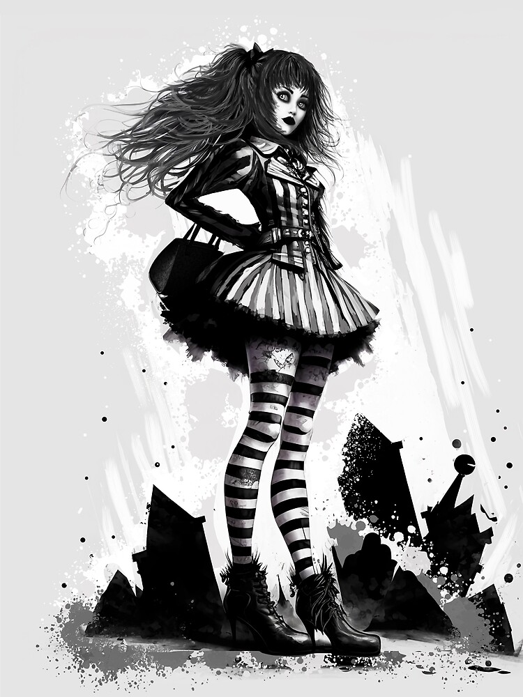 "My Sweet Goth Girl" Poster for Sale by Allegra | Redbubble