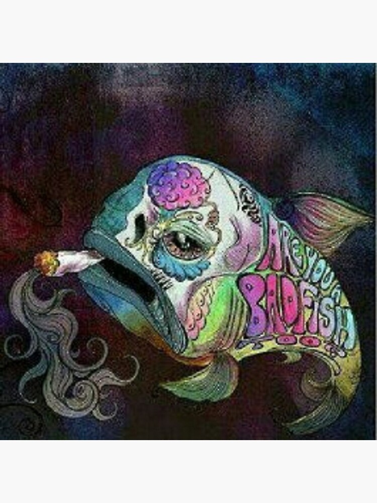 "Are You A Bad Fish?" Sticker by Alyna91 | Redbubble