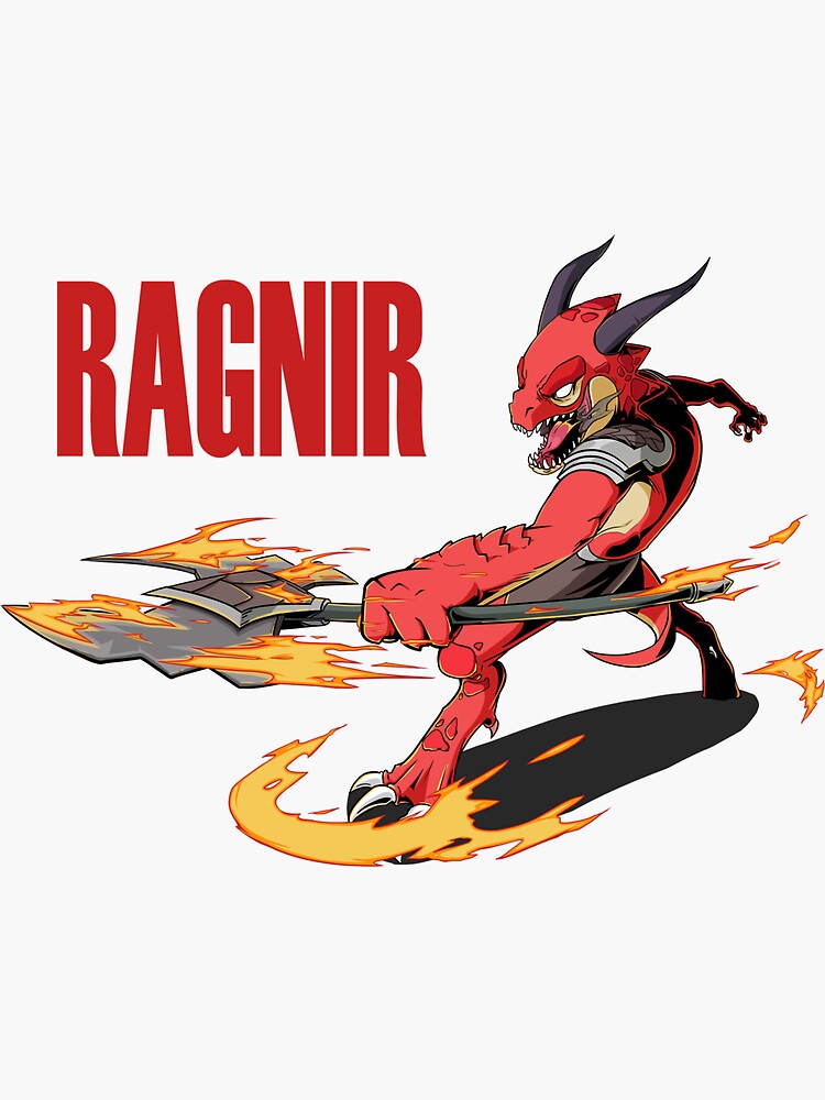 "Brawlhalla - Ragnir" Sticker for Sale by Spuk | Redbubble