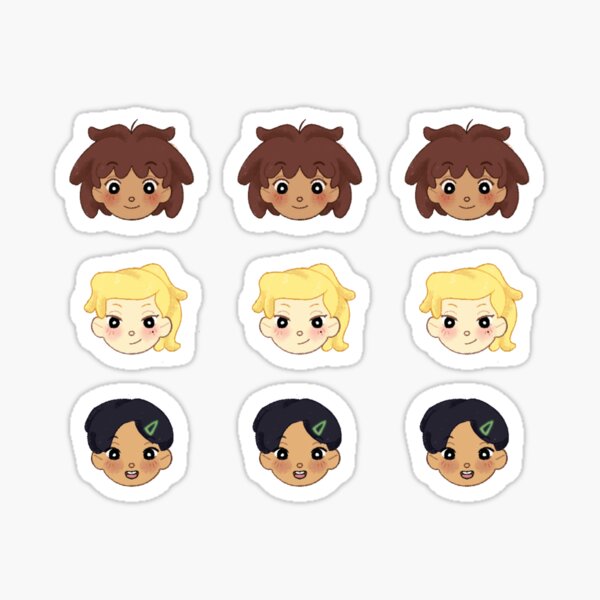 calamity trio set (amphibia)" Sticker for Sale by luzxii | Redbubble