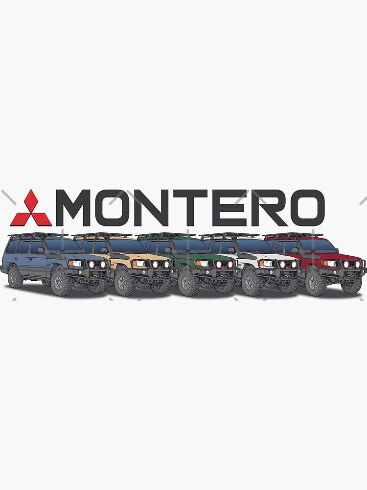 "Mitsubishi Montero Gen 2.5 Blister Fenders" Sticker for Sale by ...