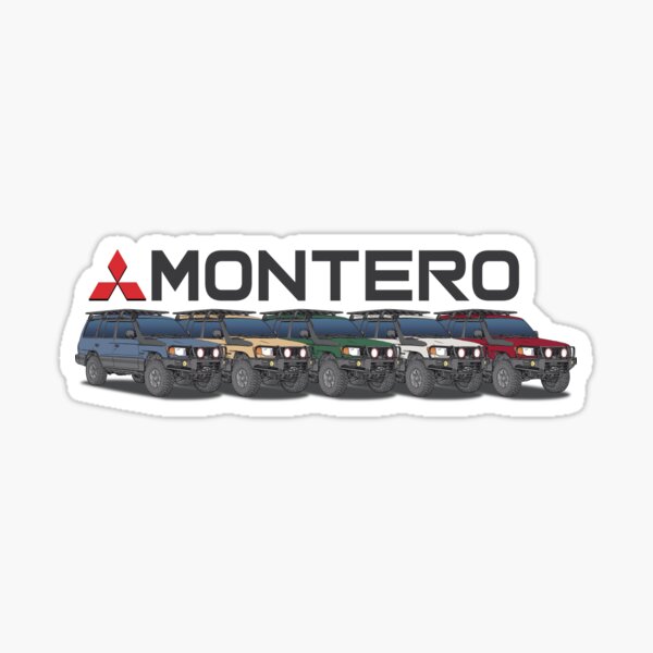 "Mitsubishi Montero Gen 2.5 Blister Fenders" Sticker for Sale by ...