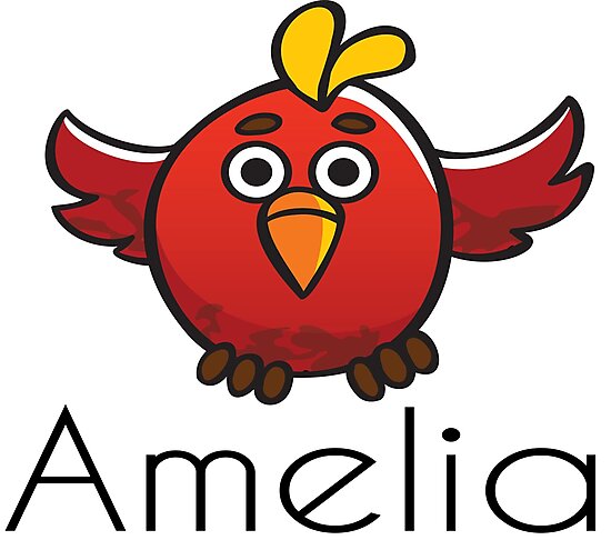 "Amelia Cute Bird My Name is Amelia! " Photographic Print by ProjectX23 ...
