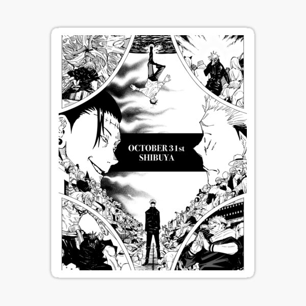 "The Shibuya Incident" Sticker for Sale by Edoverse | Redbubble