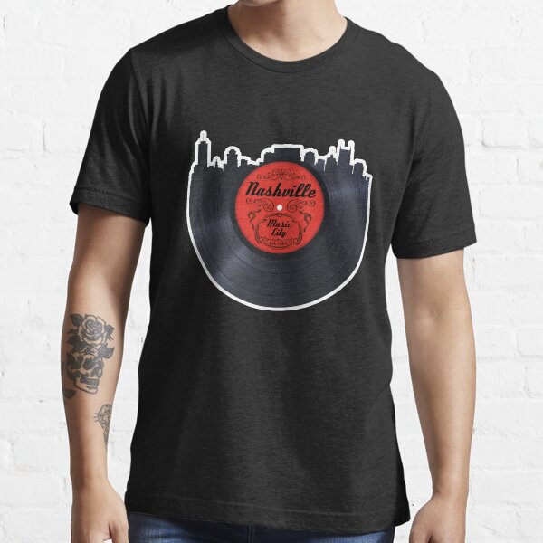 "Nashville Music City Vinyl Record" T-shirt for Sale by jtrenshaw ...