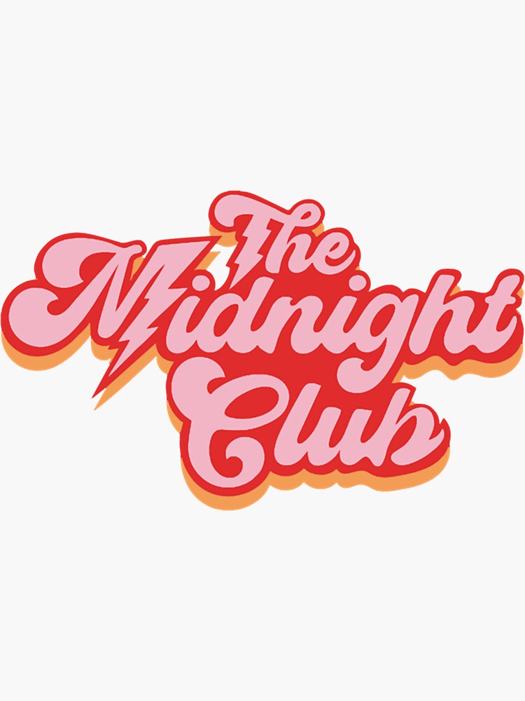 "The Midnight Club Logo Design " Sticker for Sale by litixn12 | Redbubble