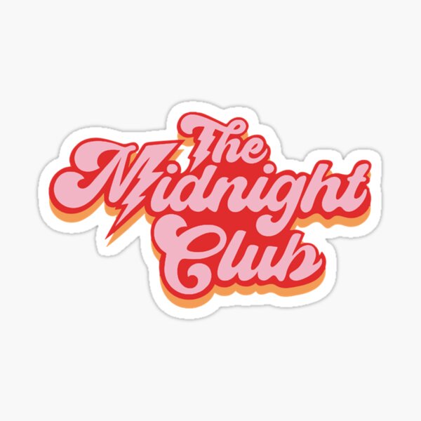"The Midnight Club Logo Design " Sticker for Sale by litixn12 | Redbubble