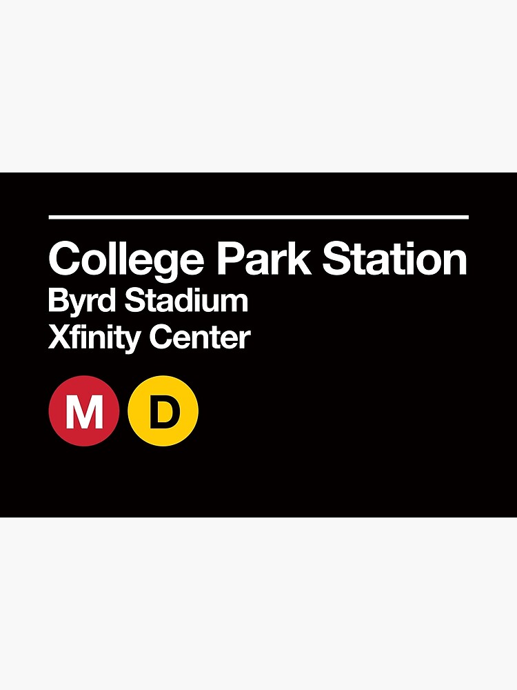 Póster «College Park (Univ. Of Maryland) Sede del deporte Signo del ...