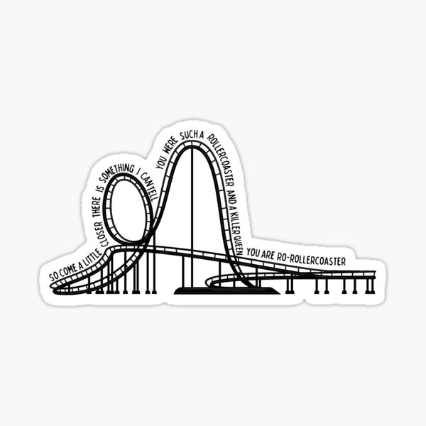 "Ro-Rollercoaster" Sticker for Sale by swampsmicks | Redbubble