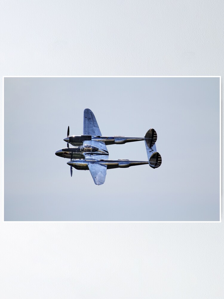 "Lockheed P-38 Lightning" Poster by holgermader | Redbubble