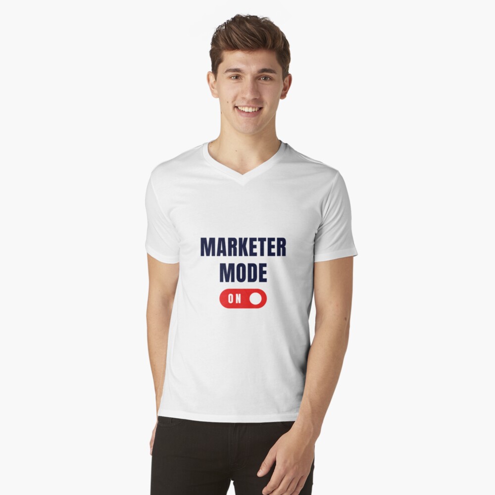 "Marketer Mode - ON " Sticker for Sale by Jamil Sultanli | Redbubble