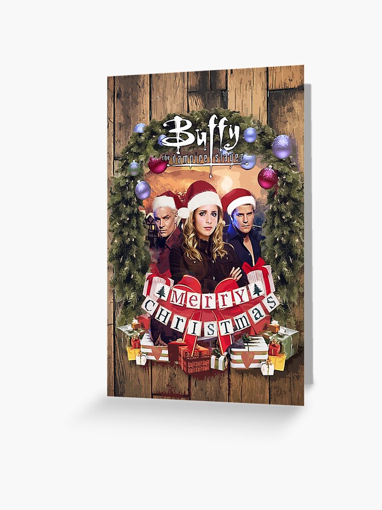"Buffy Merry christmas" Greeting Cardundefined by Bulotin | Redbubble