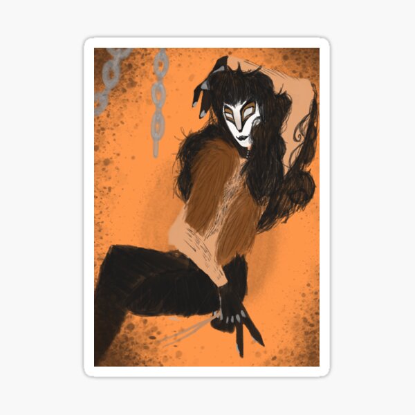 "The Fox" Sticker for Sale by Skyype | Redbubble