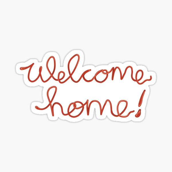 "Coraline “welcome home”" Sticker for Sale by eliohaberman | Redbubble