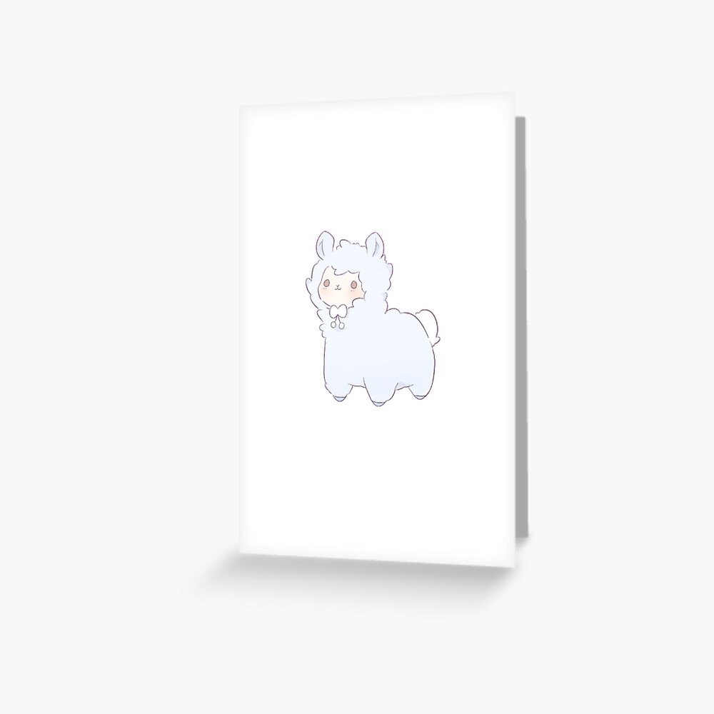 "Alpaca " Sticker for Sale by sleepy-pastels | Redbubble