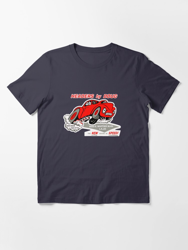 "Headers By Doug" T-shirt for Sale by TheScrambler | Redbubble ...