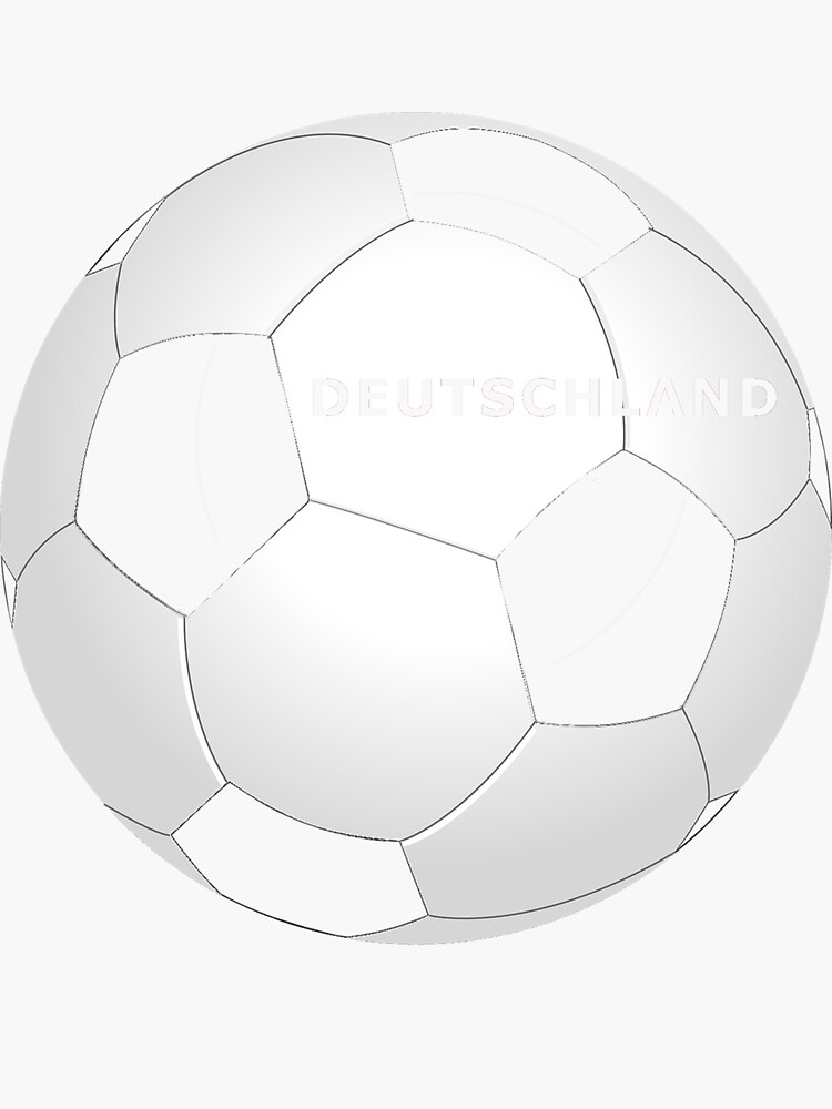 "DEUTSCHLAND Fußball,germany football" Sticker for Sale by NataArt3 ...