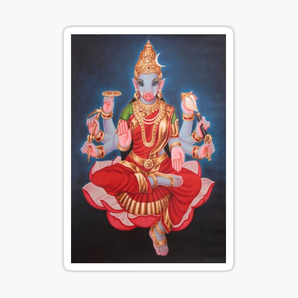 "Varahi Devi" Sticker for Sale by Onodera | Redbubble