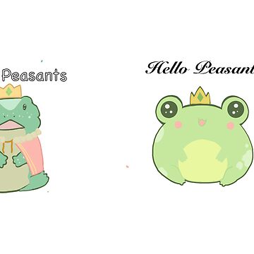 "Hello peasants pack " Sticker for Sale by ladykaykay07 | Redbubble