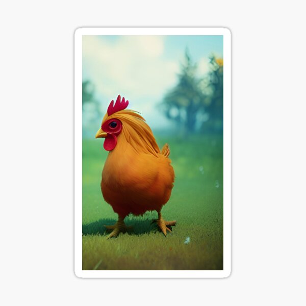 "Small and friendly chick!" Sticker for Sale by fergyfilms | Redbubble