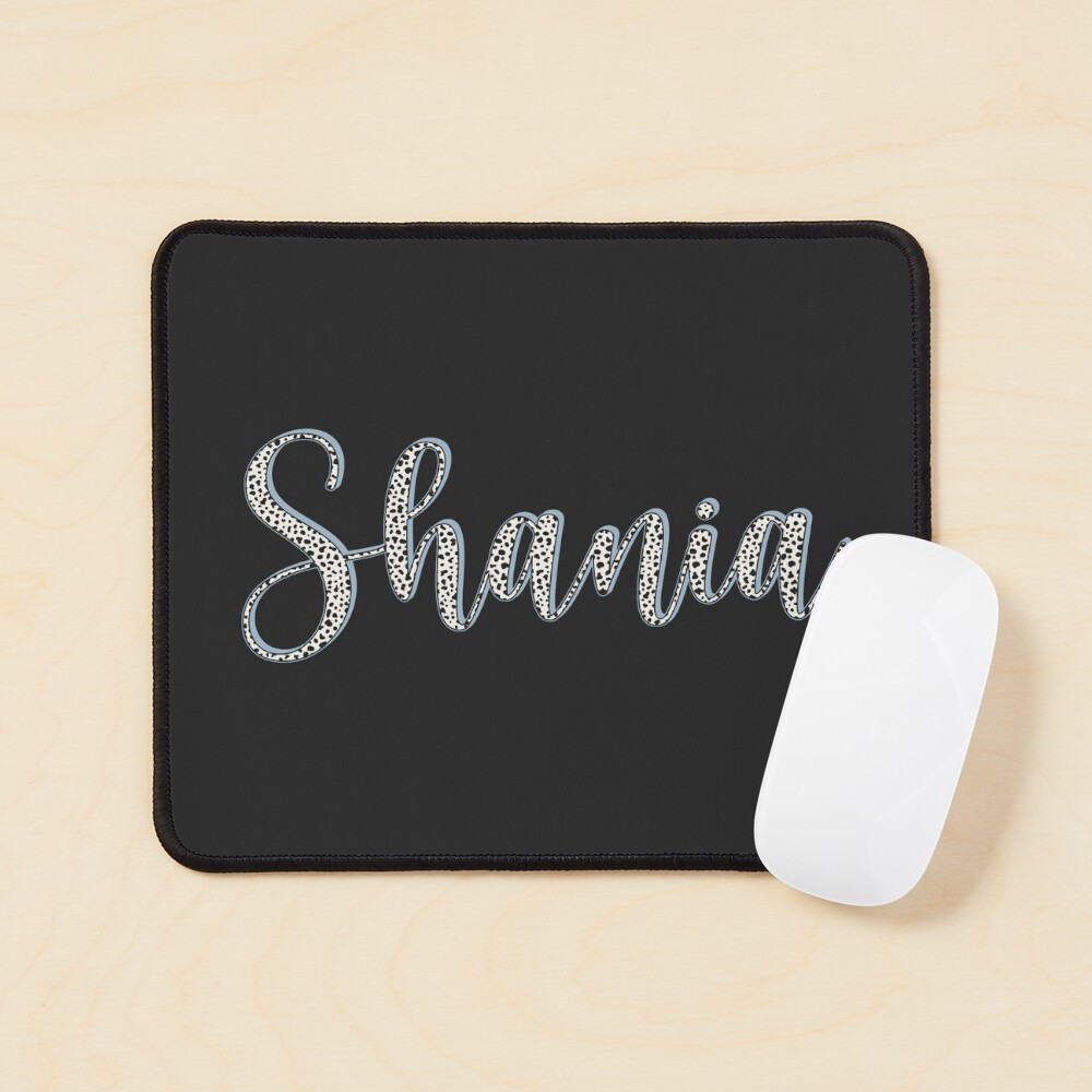 "Shania name, Dalmatian pattern Shania first name" Sticker for Sale by ...