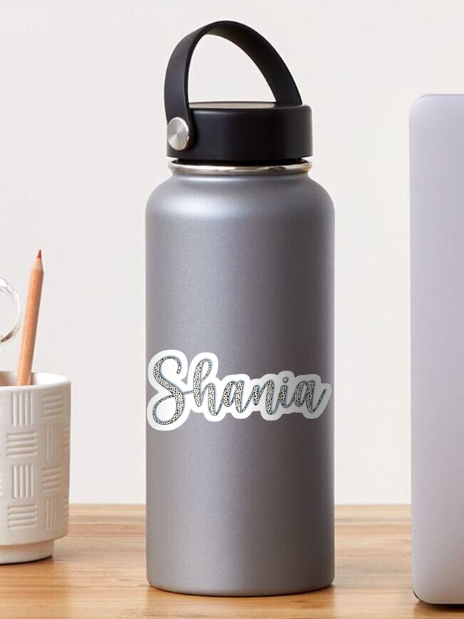 "Shania name, Dalmatian pattern Shania first name" Sticker for Sale by ...