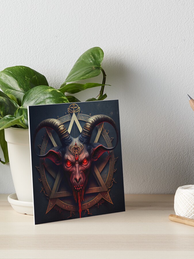 "Satanic Evil image of Satan the Devil." Art Board Print for Sale by ...