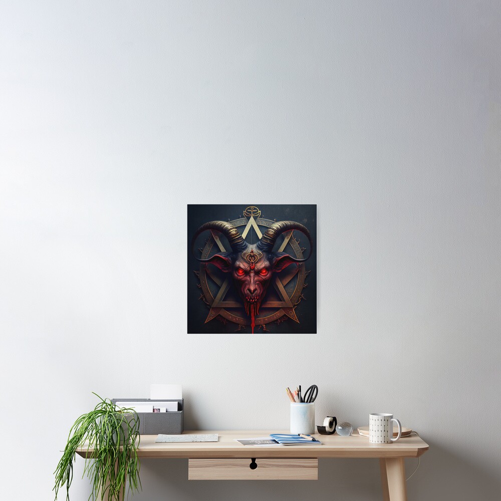 "Satanic Evil image of Satan the Devil." Art Board Print for Sale by ...