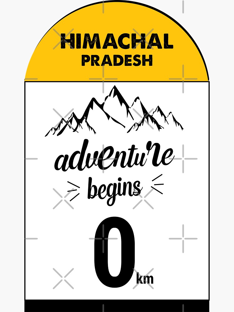 "Himachal" Sticker for Sale by guri386 | Redbubble