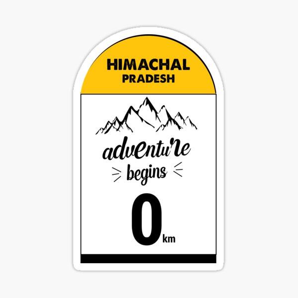 "Himachal" Sticker for Sale by guri386 | Redbubble