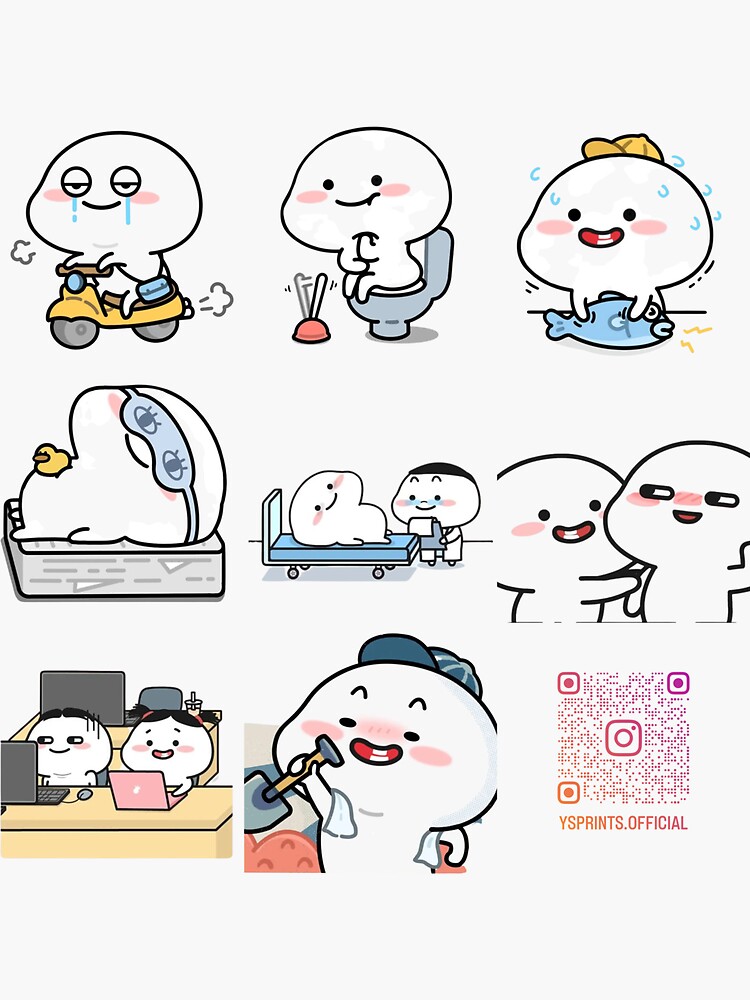 "Quby Collections #10" Sticker for Sale by YS-Prints | Redbubble